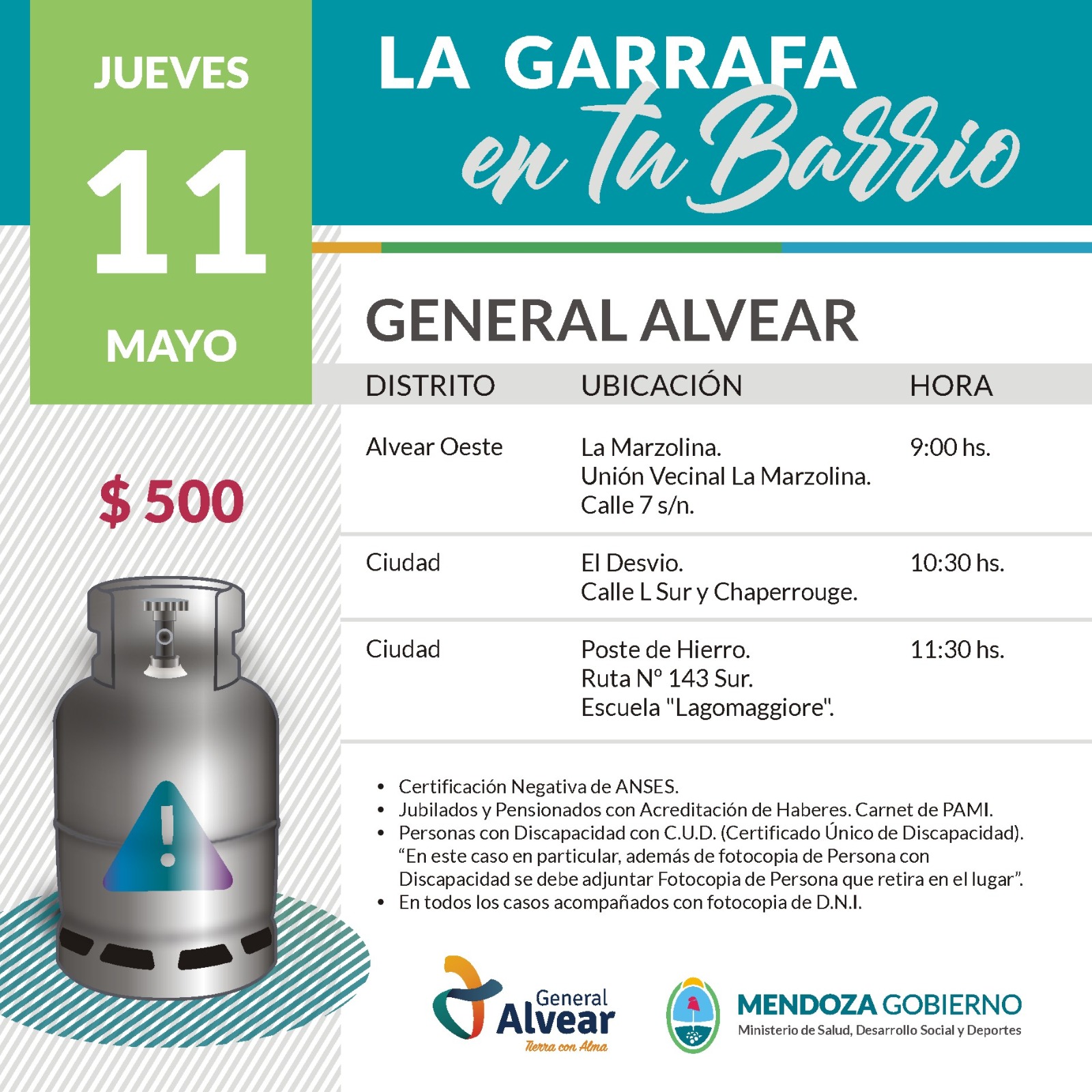 REINICIÓ EL RECORRIDO DE «LA GARRAFA EN TU BARRIO» | Radio FM Viñas 96.3